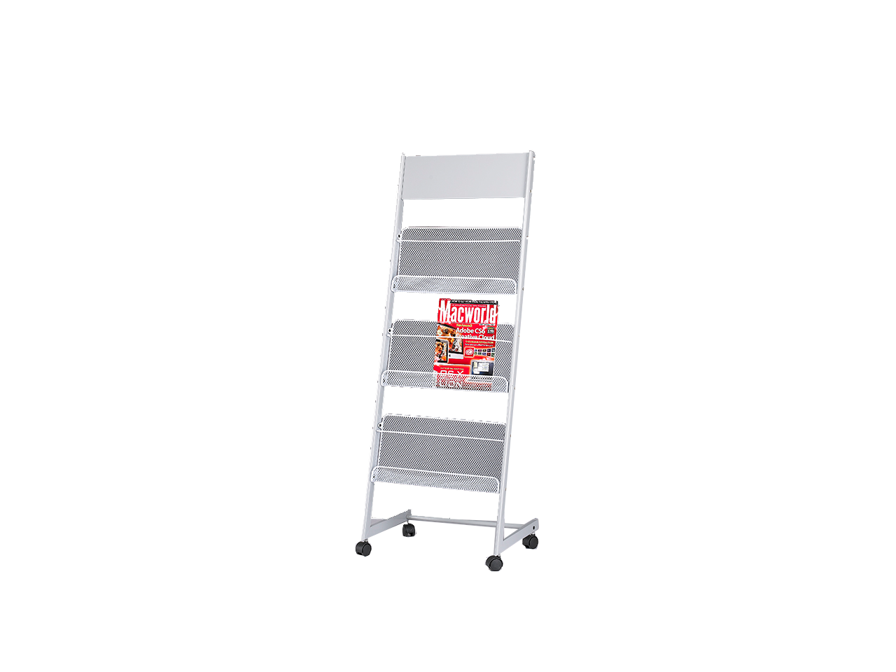 Chrome Magazine Stand - Penrex Chrome Stationery