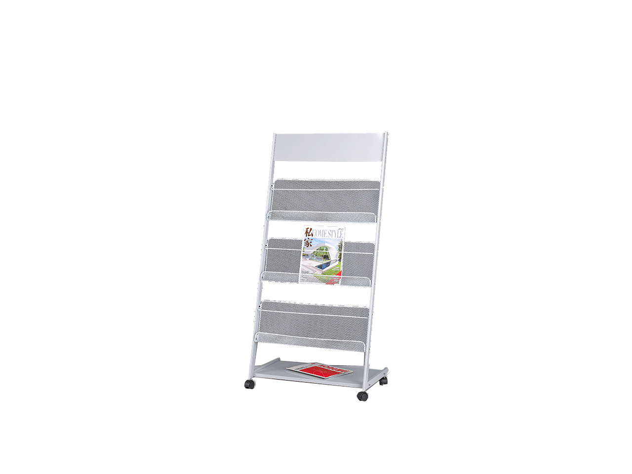 Chrome Magazine Stand - Penrex Chrome Stationery