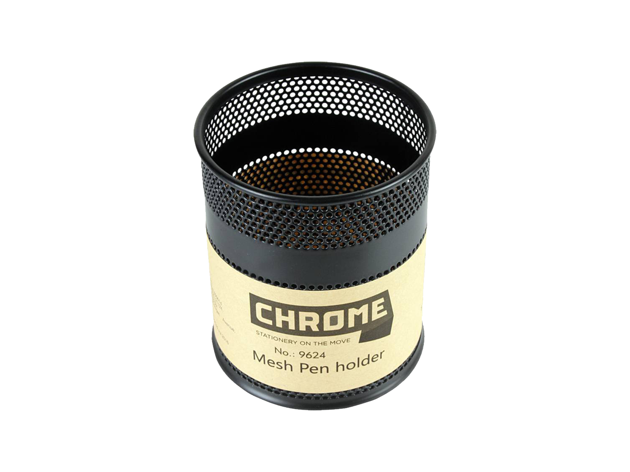 Chrome Pen Stand Mesh-Small (Pack of 3) - Penrex Chrome Stationery