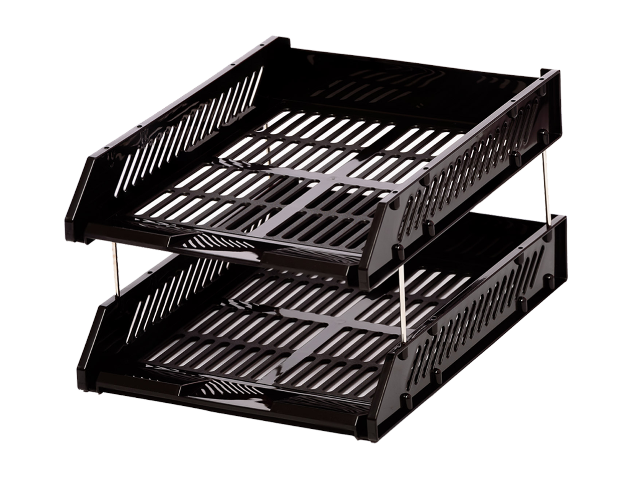 Chrome Double Documents Tray - Penrex Chrome Stationery